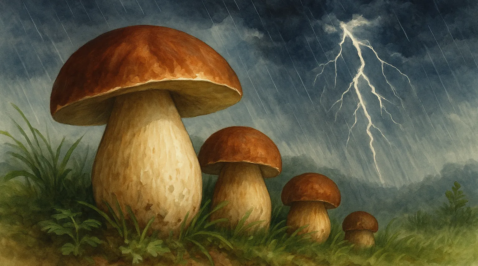 Il bollettino Funghi di 3B Meteo